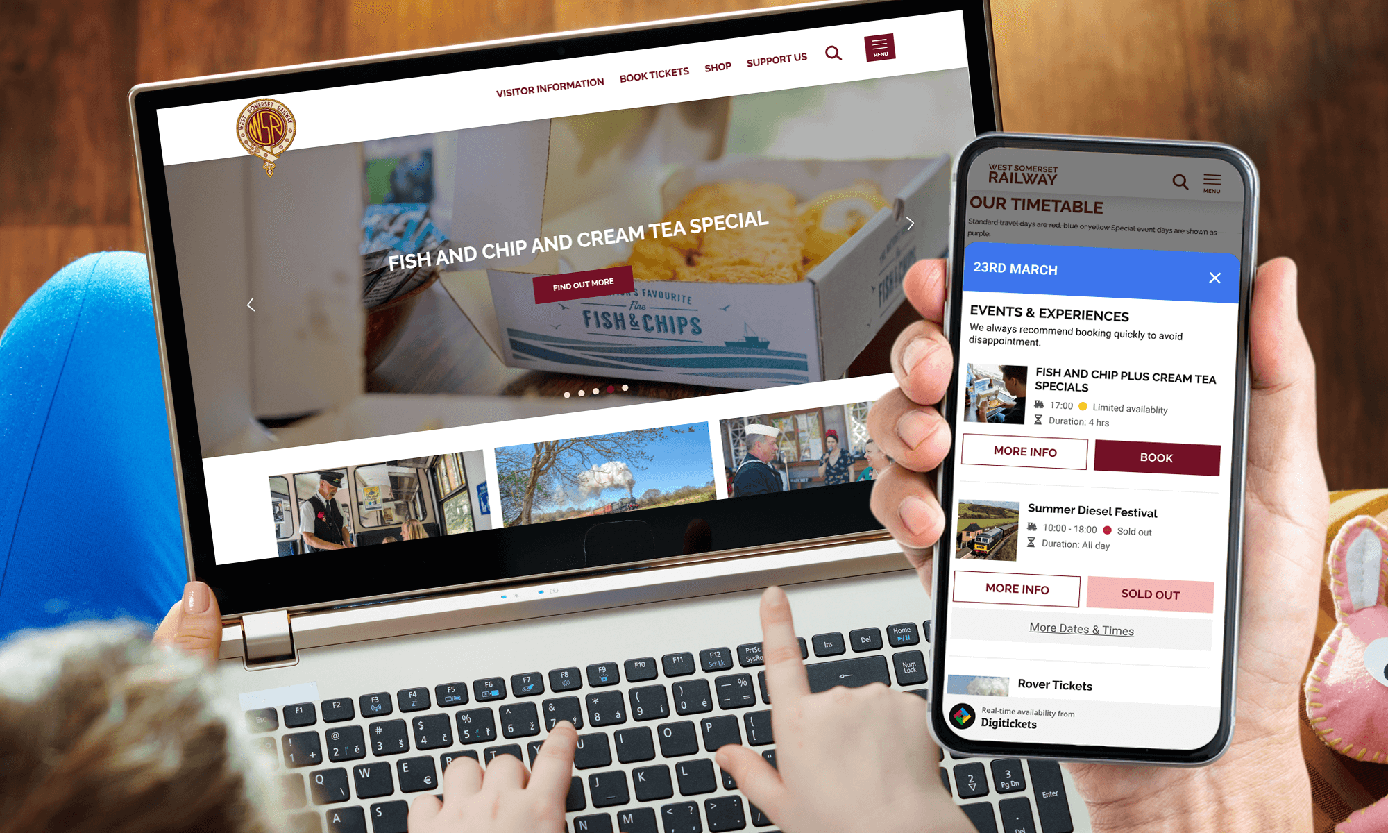 Improve user experience & conversion via an integrated website journey